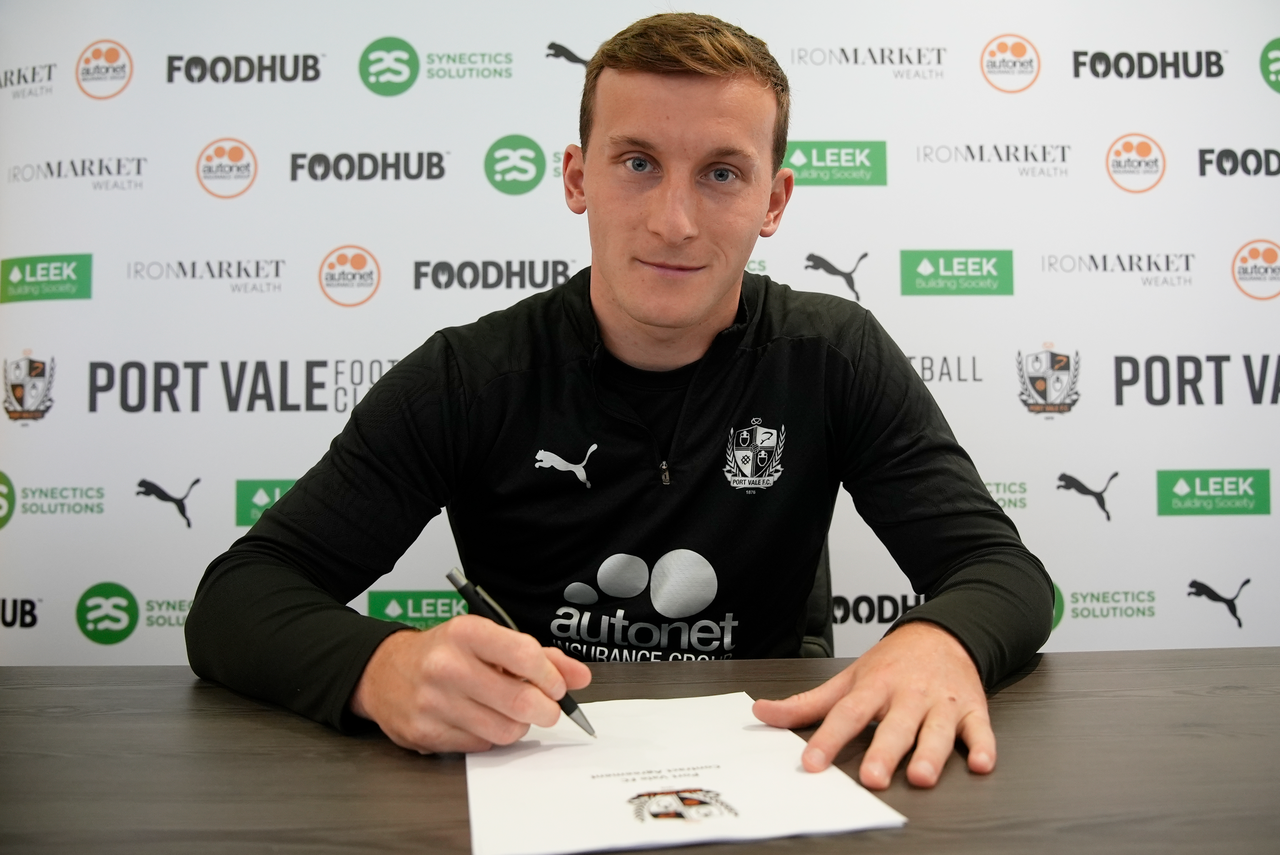 Ruari Paton is a Valiant | Port Vale FC