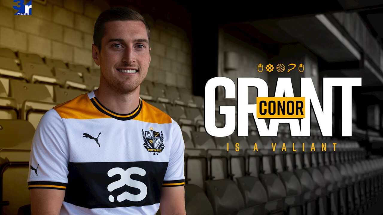 Conor Grant joins the Valiants | Port Vale FC
