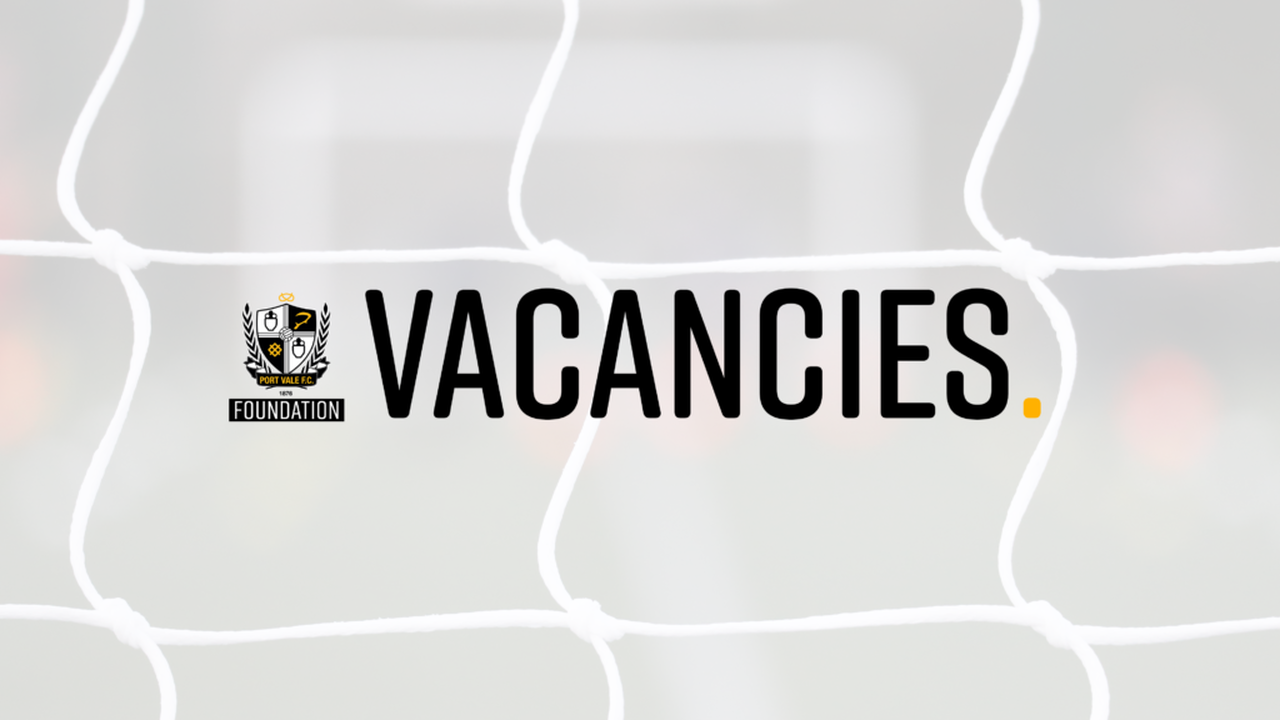 PVFC Foundation Lead Coach | Port Vale FC