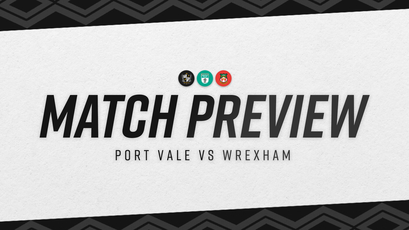 Match Preview | Port Vale vs Wrexham | Port Vale FC
