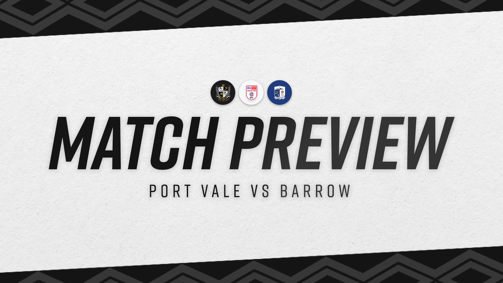 Match Preview | Port Vale vs Harrogate Town | Port Vale FC