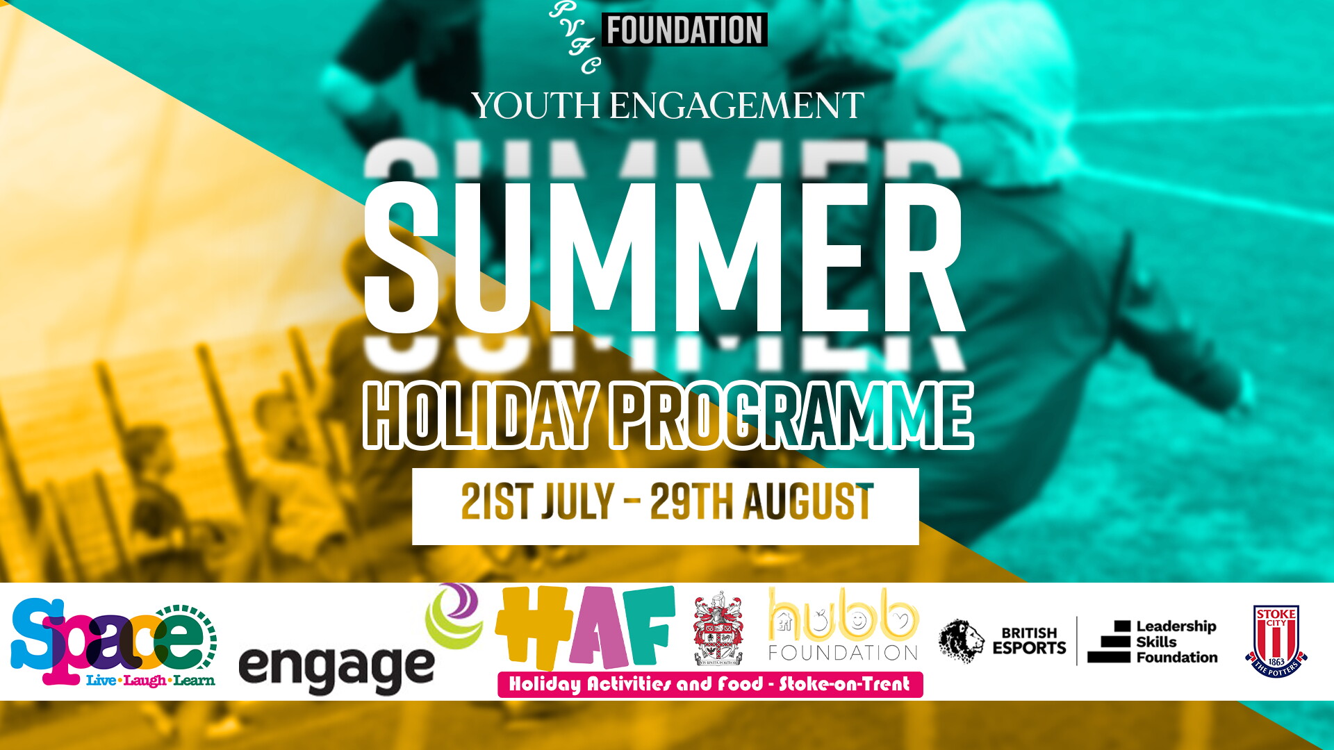 Port Vale Foundation Youth Engagement Summer Holiday Programmes | Port ...