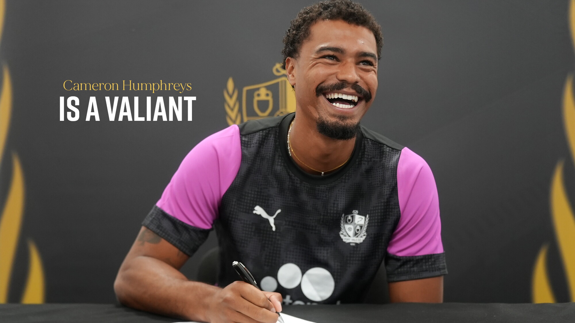 Cameron Humphreys is a Valiant! | Port Vale FC