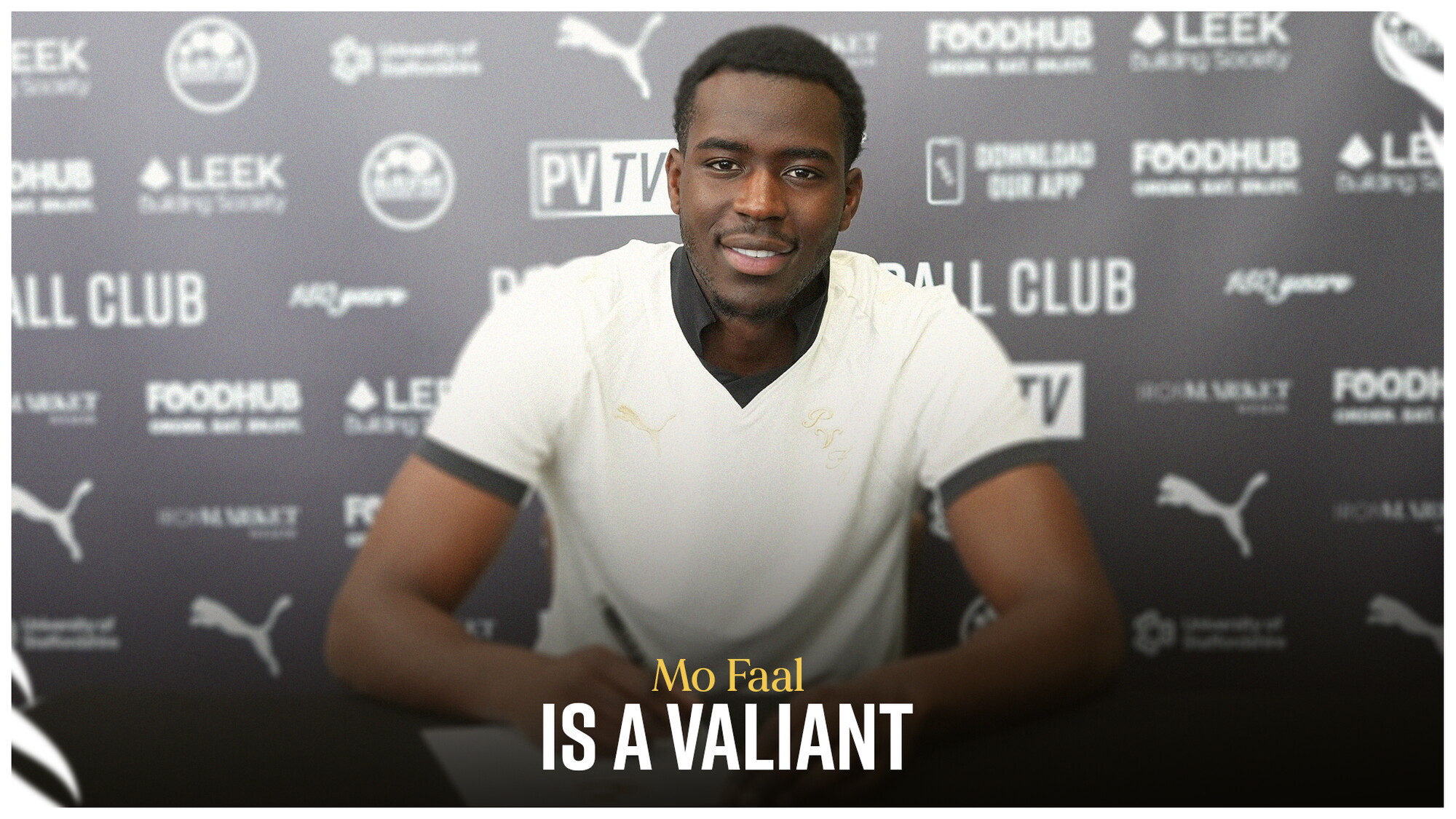 Mo Faal is a Valiant! | Port Vale FC