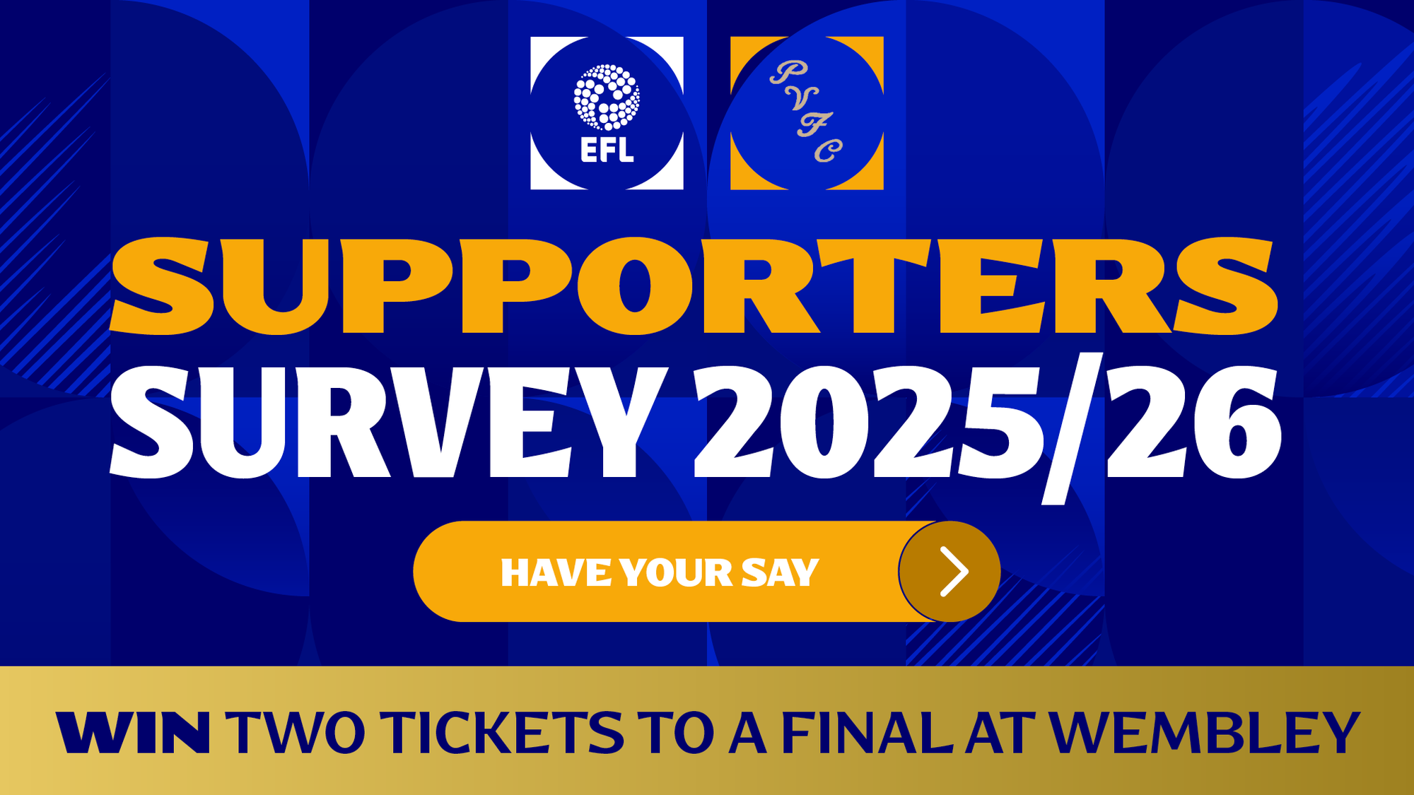 Win Wembley Final tickets by taking the EFL Supporter Survey! | Port ...