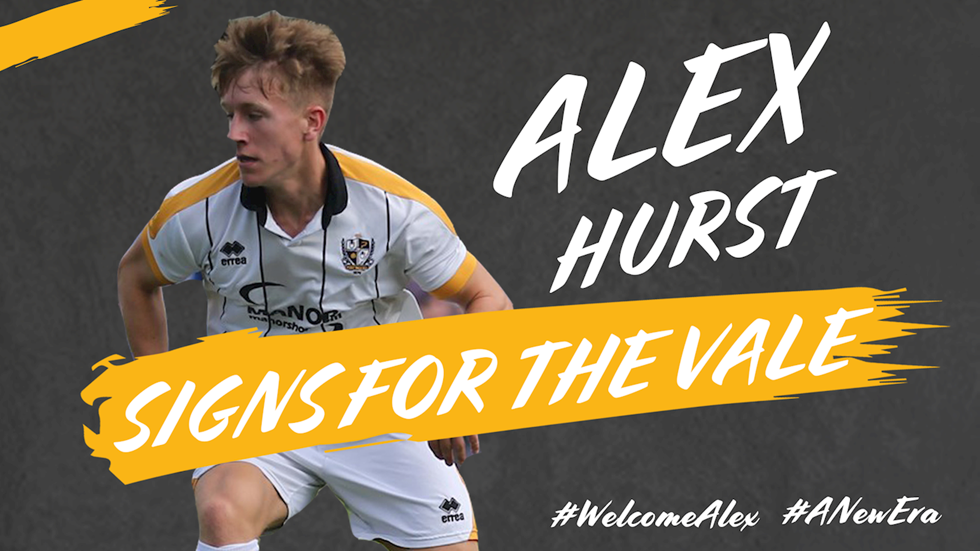 Alex Hurst signs | Port Vale FC