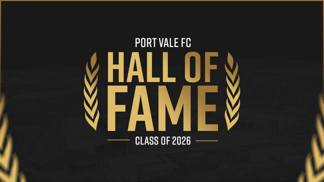 Official: Change of venue for Hall of Fame event - Other Port Vale news ...