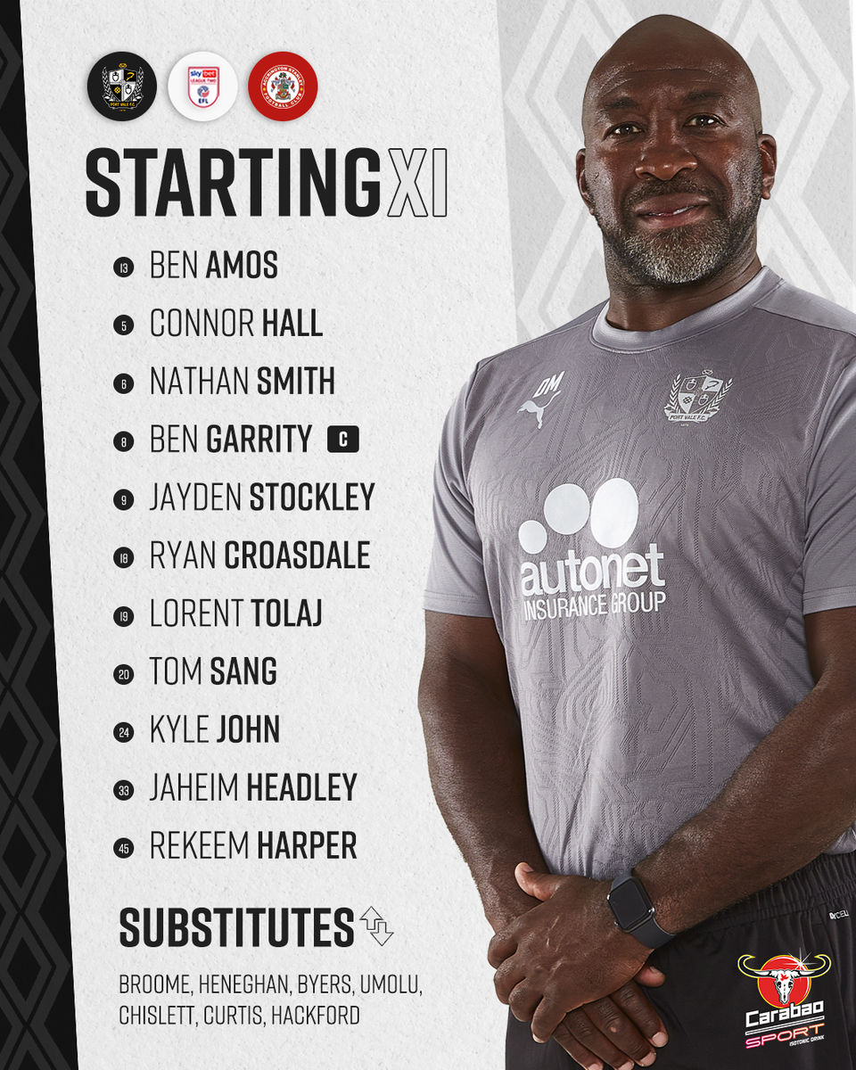 Team News | Port Vale vs Accrington Stanley | Port Vale FC