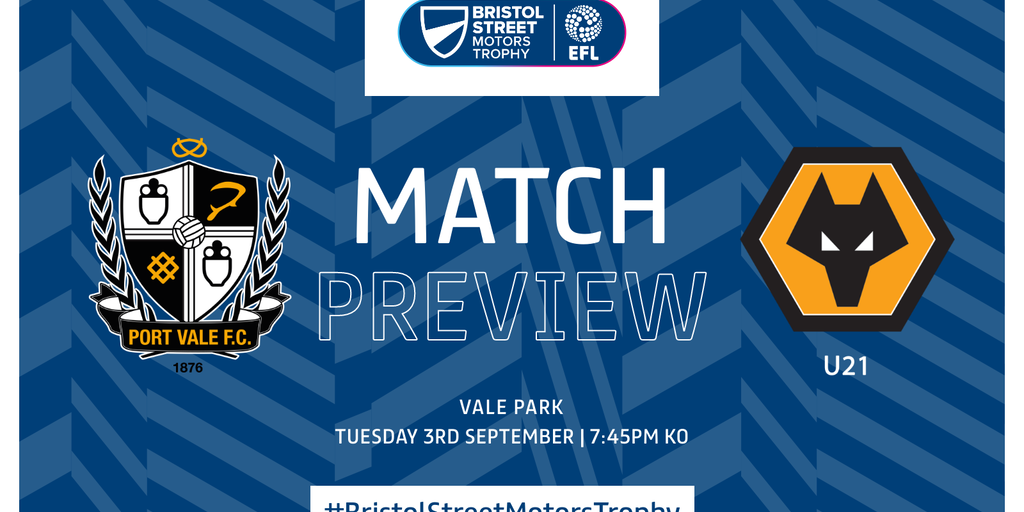 Match Preview | Port Vale vs Wolves U21s [BSM Trophy] | Port Vale FC