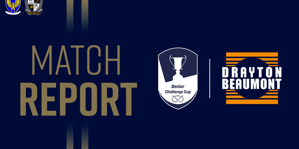 Match Report | Eccleshall FC 1-0 Port Vale | Port Vale FC