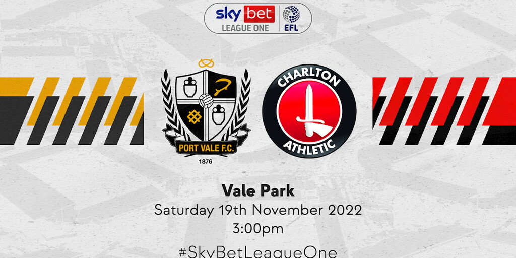 Buy Tickets | Port Vale v Charlton Athletic | Port Vale FC